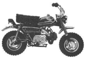 Honda Z50A, Mini Trail - webBikeWorld