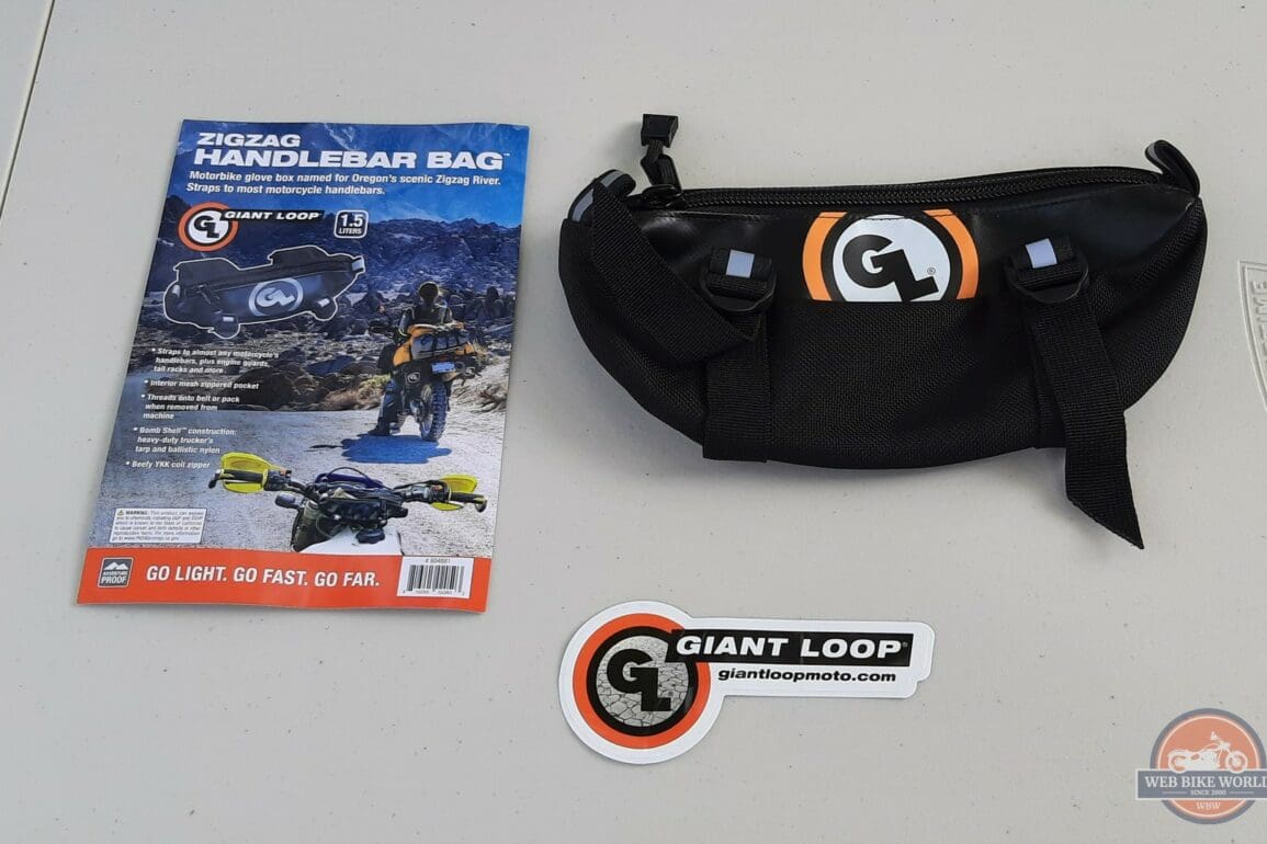 [REVIEW] Giant Loop ZigZag Handlebar Bag