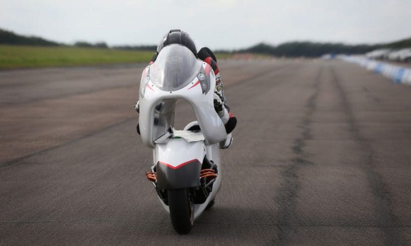 White Motorcycle Concepts WMC250EV All Set To Break Land Speed Record ...