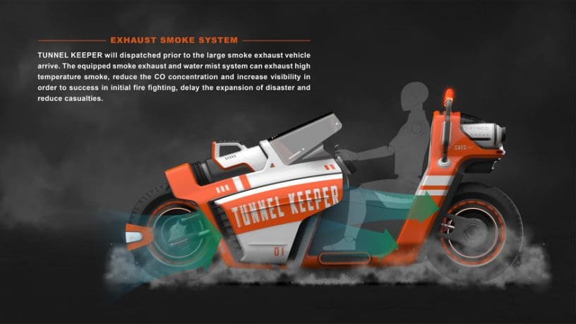 TUNNEL KEEPER: The Two-Wheeled Firefighting Motorcycle - webBikeWorld