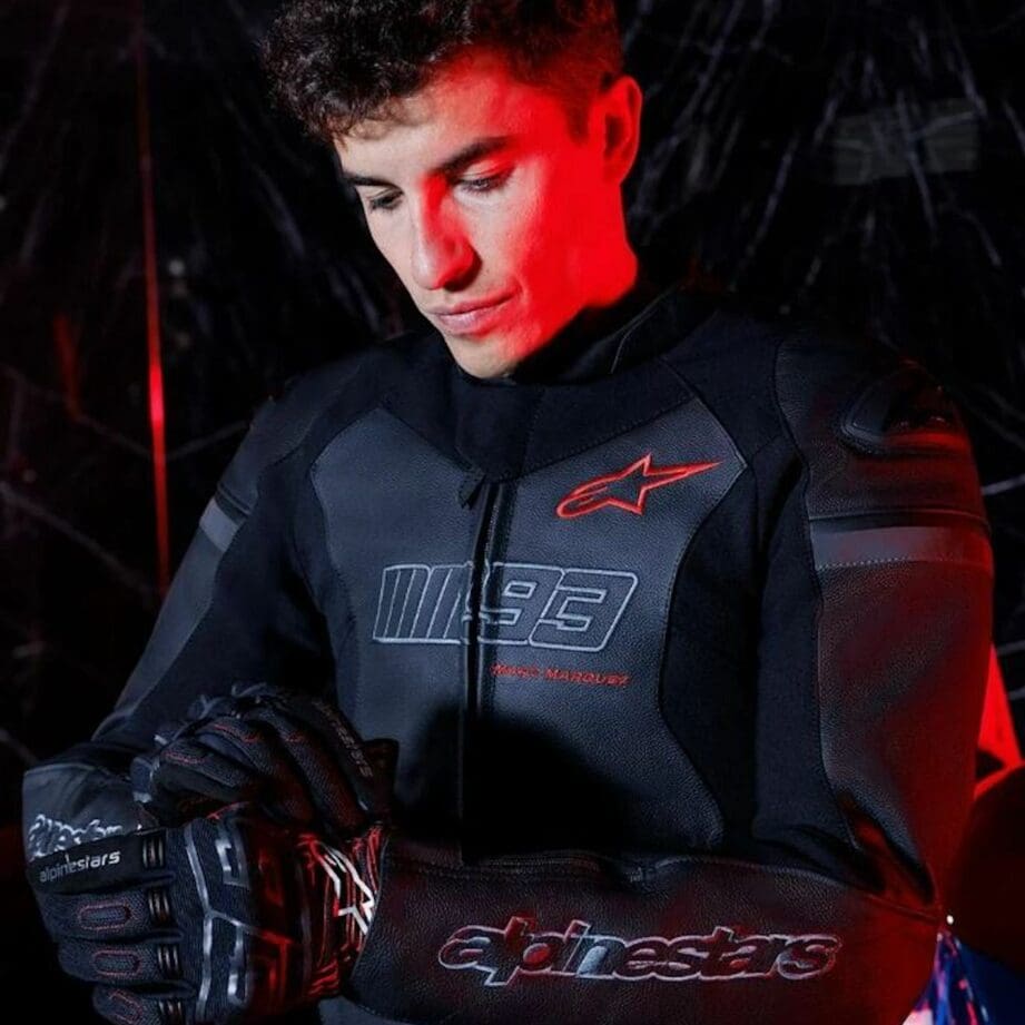 Alpinestars X Marc Marquez Collection: The MM93 Track Leather Jacket ...