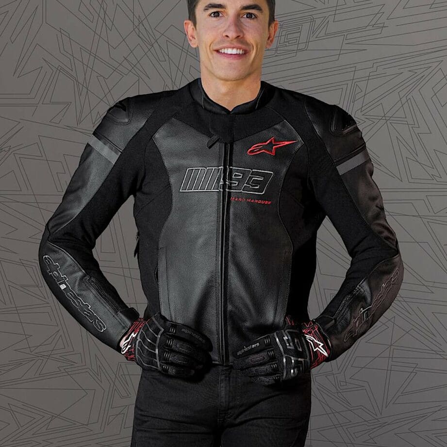 Alpinestars X Marc Marquez Collection: The MM93 Track Leather Jacket ...