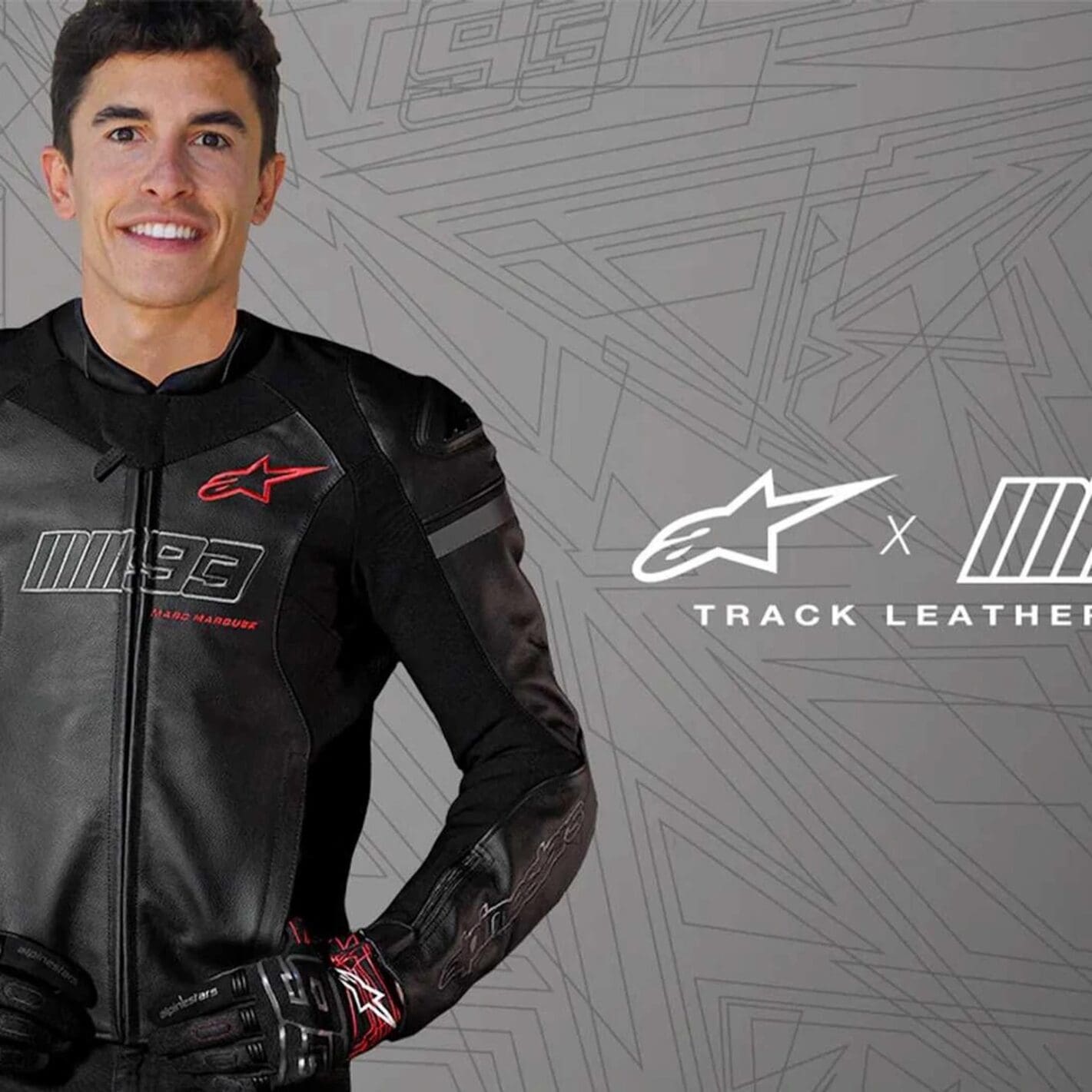 Alpinestars X Marc Marquez Collection: The MM93 Track Leather Jacket ...