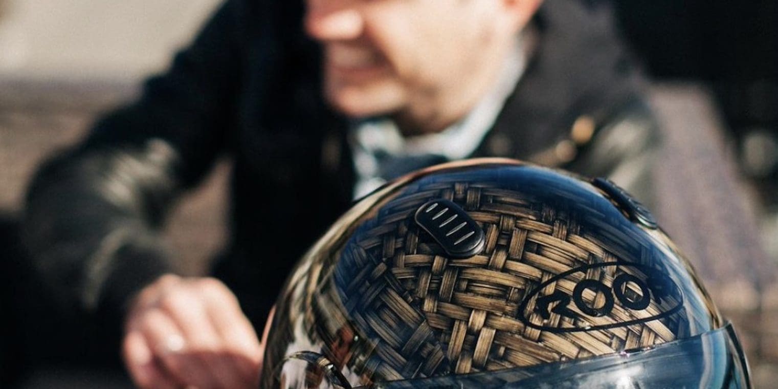 Sustainable Safety: Bamboo Motorcycle Helmets from ROOF - webBikeWorld