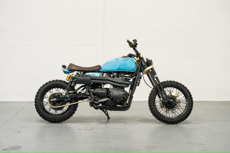 Bike Of The Day: 2010 Triumph Bonneville Scrambler Custom - webBikeWorld