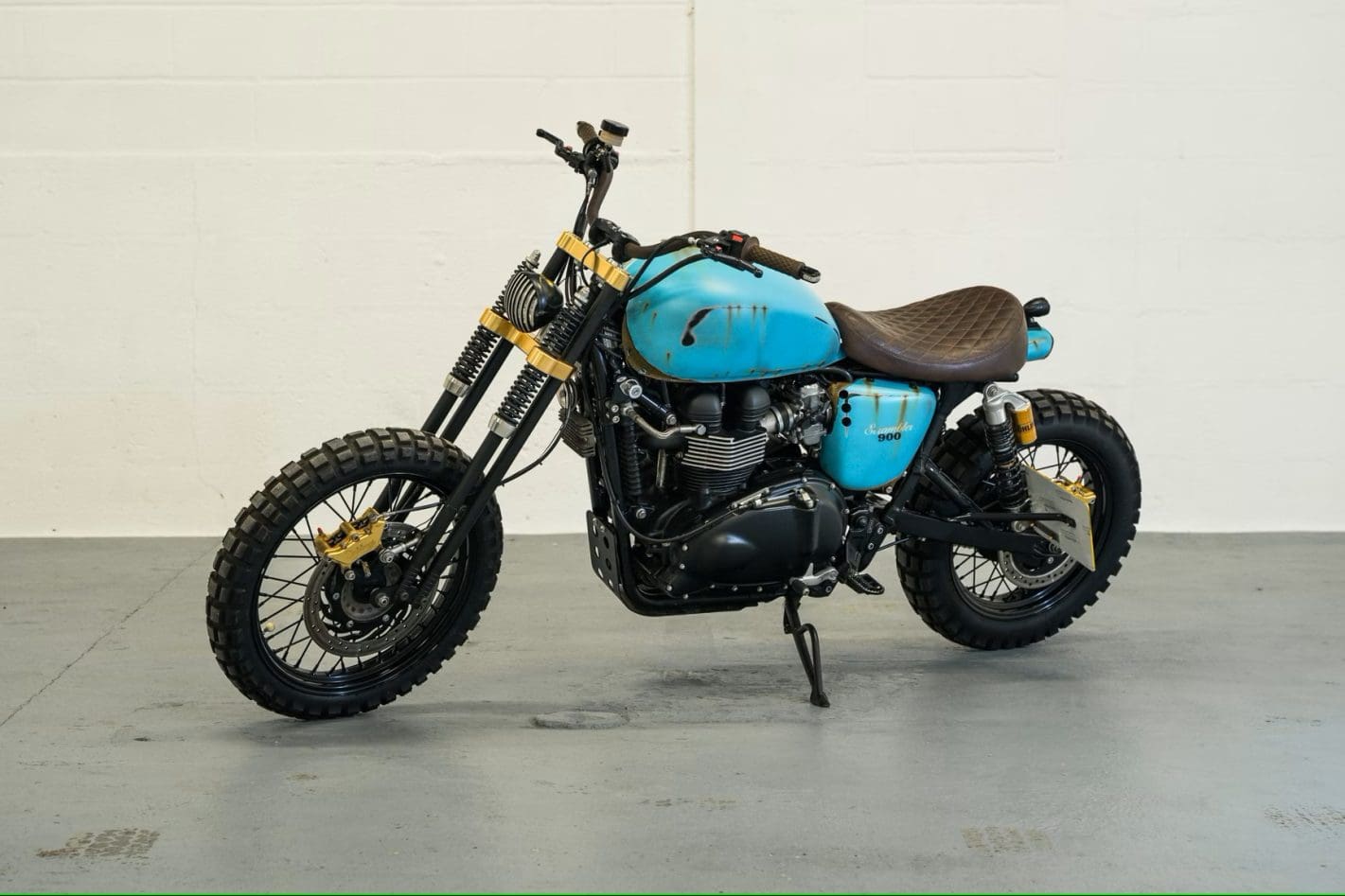 Bike Of The Day: 2010 Triumph Bonneville Scrambler Custom - webBikeWorld