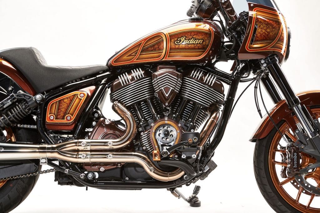 Indian “Forged” Series: Carey Hart Presents Custom #SportChief to TJ ...