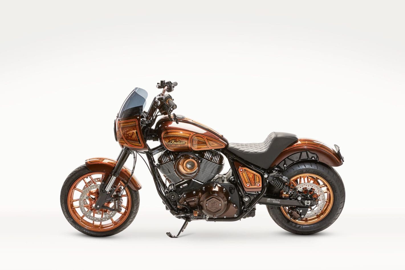 Indian “Forged” Series: Carey Hart Presents Custom #SportChief to TJ ...