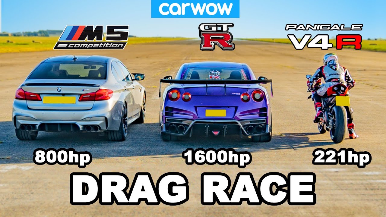Stock Ducati V4R Takes On Tuned Cars In A Drag Race - webBikeWorld