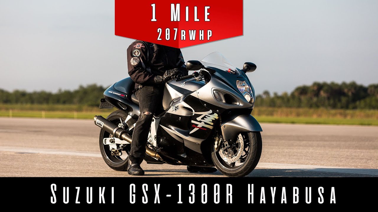 Modified 2005 Suzuki GSX-1300R Hayabusa Hits 195 MPH - webBikeWorld