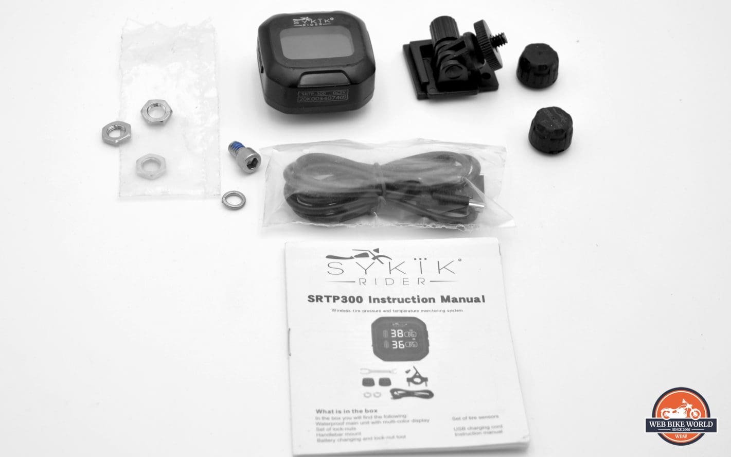 Sykik SRTP-300 TPMS Review - webBikeWorld