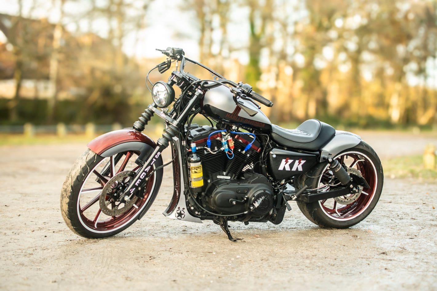 Verwunderlich Sportster Iron 1200 Ebenbild