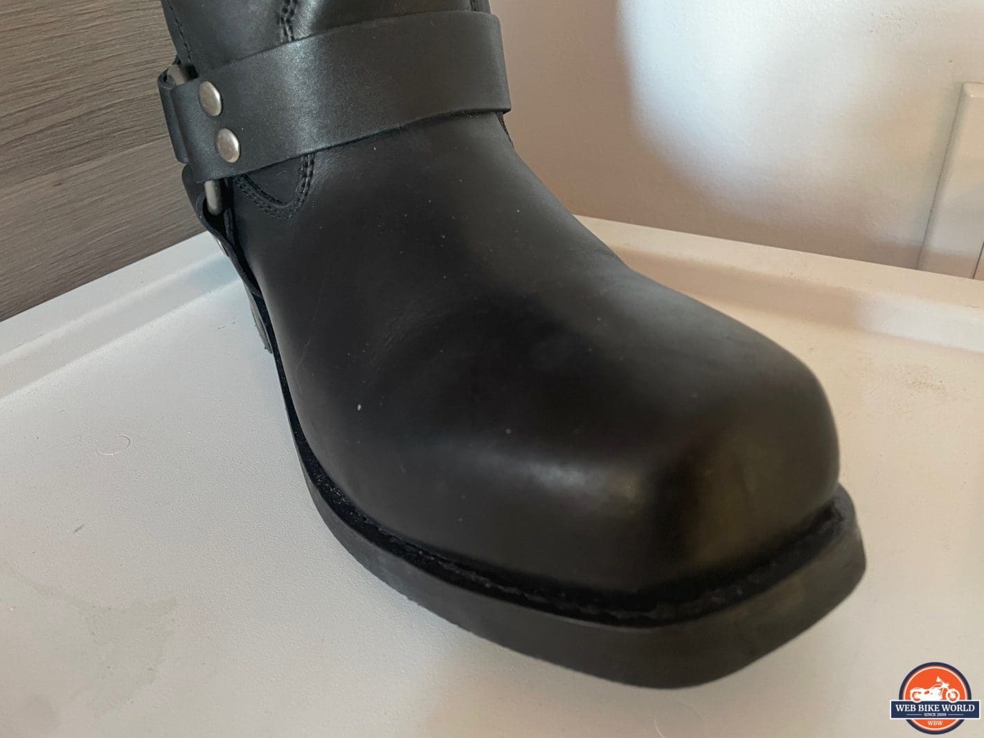 Street & Steel Square Toe Boots Hands-On Review - webBikeWorld