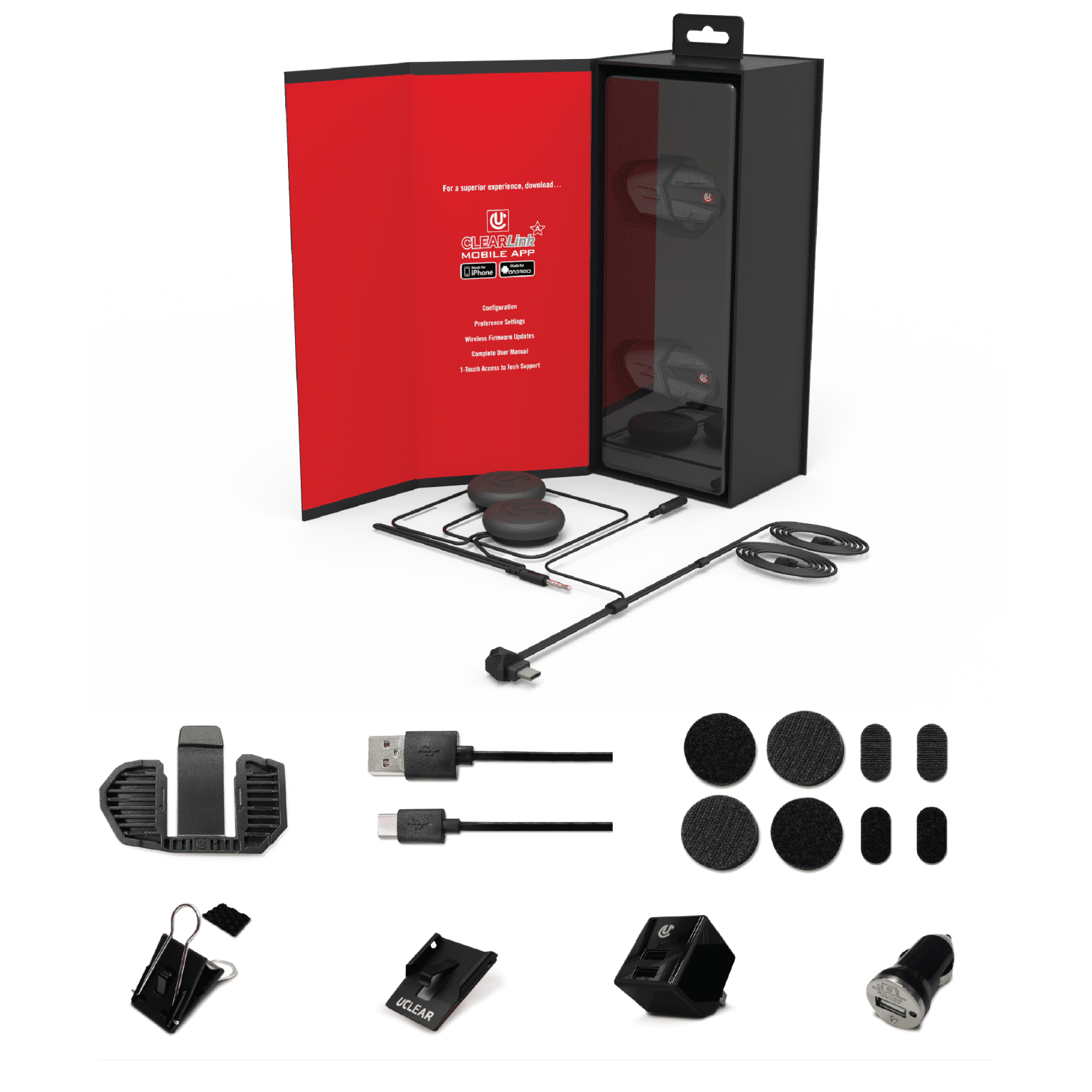 UClear Motion HDX-V Bluetooth Helmet Audio System: Hands-On Review ...