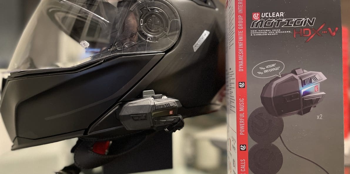 UClear Motion HDX-V Bluetooth Helmet Audio System: Hands-On Review ...