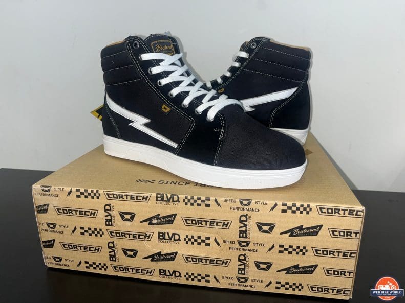 Cortech "The Slayer Canvas Riding Shoes" Review - webBikeWorld