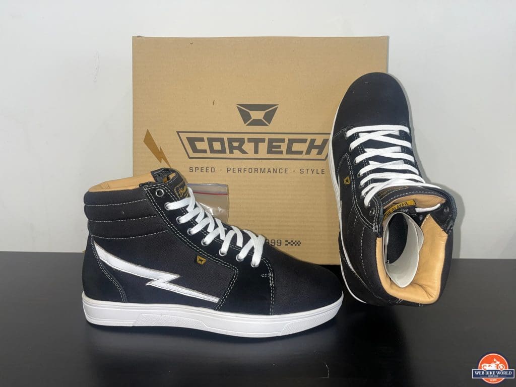 Cortech "The Slayer Canvas Riding Shoes" Review - webBikeWorld