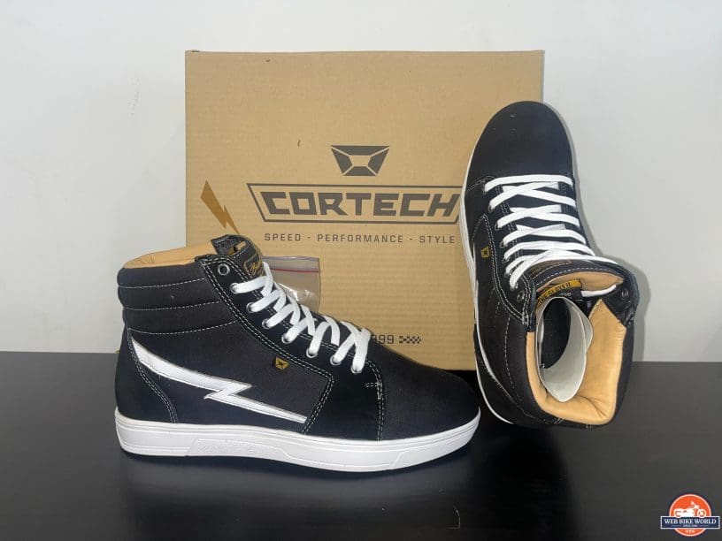 Cortech "The Slayer Canvas Riding Shoes" Review - webBikeWorld