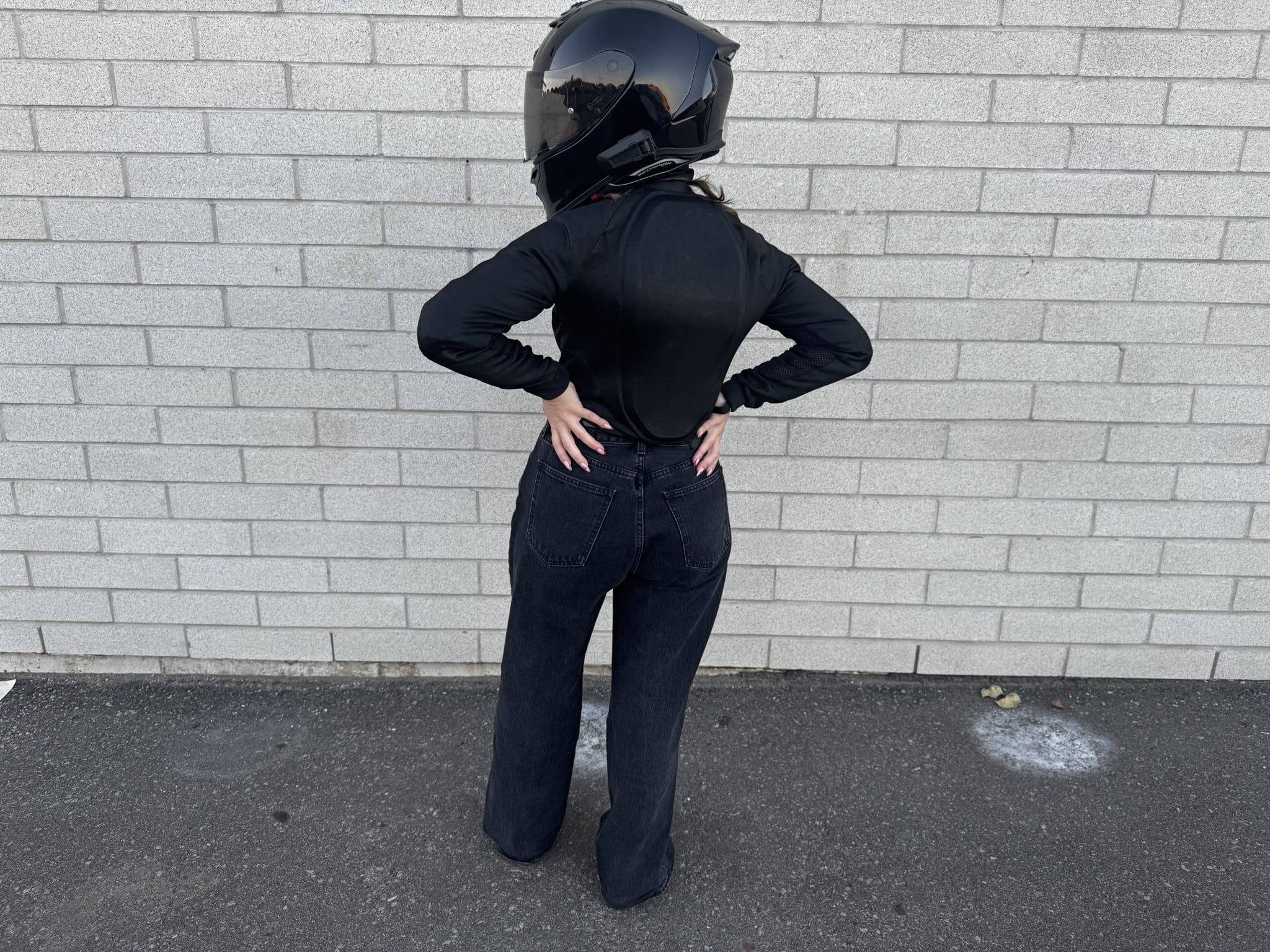 Pando Moto BIA BLACK – Protective Motorcycle Base Layer / Bodysuit ...